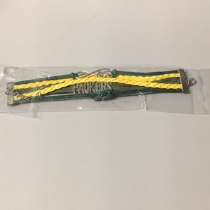 Jewelry | New Green Bay Packers Leather Bracelet | Poshmark
